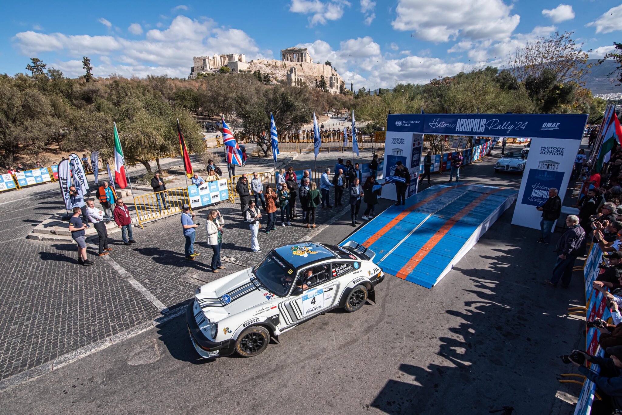 Historic Acropolis Rally 2024: The Start! - Historic Acropolis Rally
